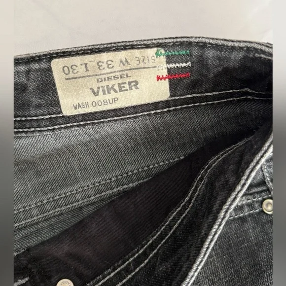 Diesel | Jeans | Diesel Viker Jeans Size W33 L3 Distressed Wash Made In ...